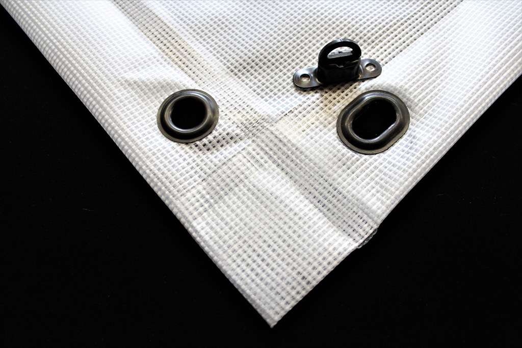 PVC Plane mit Saum und Ösen alle 50cm, transluzent | H.E.L.P Technische ...